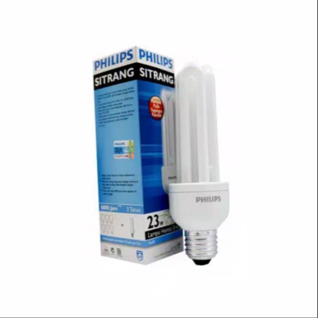 Jual Lampu Philips Sitrang 23 watt Putih/LAMPU PLC PHILIPS 23 WATT ...