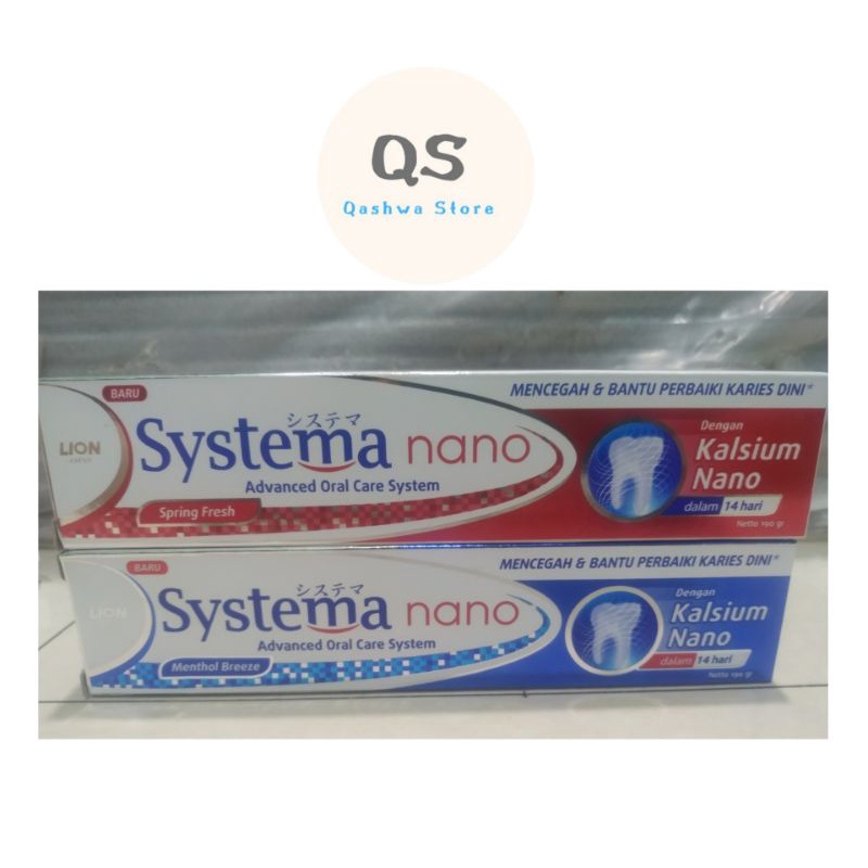 Jual Systema Nano 190 gram - pasta gigi kalsium nano | Shopee Indonesia