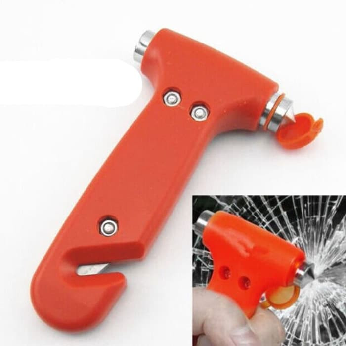 Jual Alat Pemecah Kaca 3in1 Car Safety Hammer Alat Bantu Darurat Mobil ...