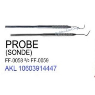 Jual DENTAL SONDE SCHEZER / PEOBE SCHEZER / SONDE HALFMOON / SONDE ...