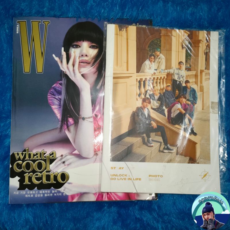 Jual Stray Kids W Magazine & Unlock Go Live In Life Merch Photobook ...