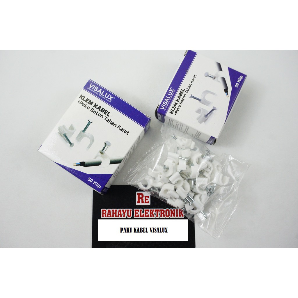 Jual KLEM / PAKU KABEL VISALUX | Shopee Indonesia