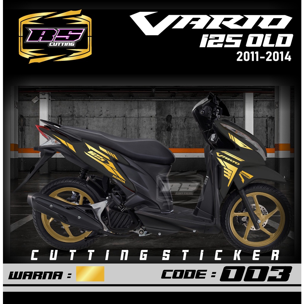 Jual Cutting Sticker Vario 125 OLD/LAMA - Aksesoris Motor Stiker Honda Vario 125 Skotlet Sticker ...