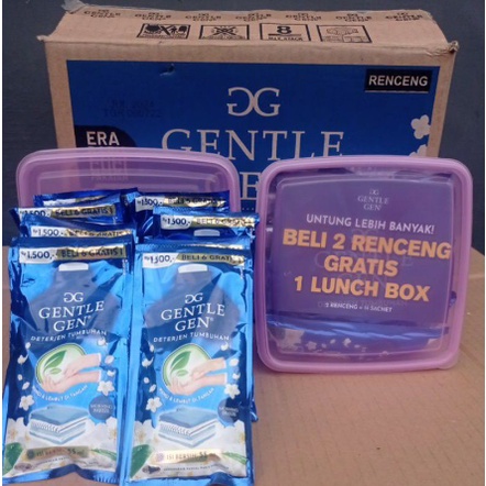 Jual GENTLE GEN RENCENG 55ml + Free lunch box (isi 14sachet) | Shopee ...