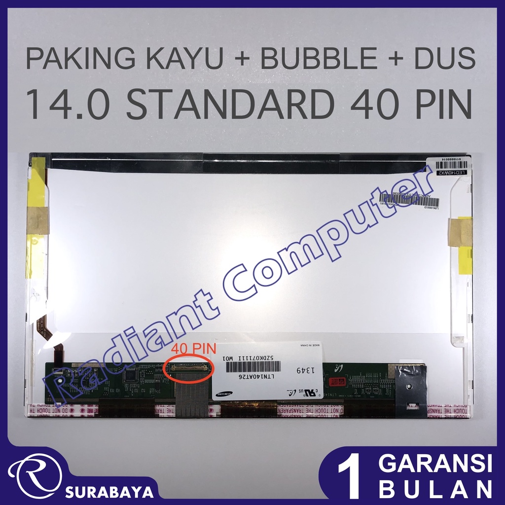 Jual LCD LED Asus X42 X42F X42J A45C X451C X451CA X452M X452MD X452MJ ...