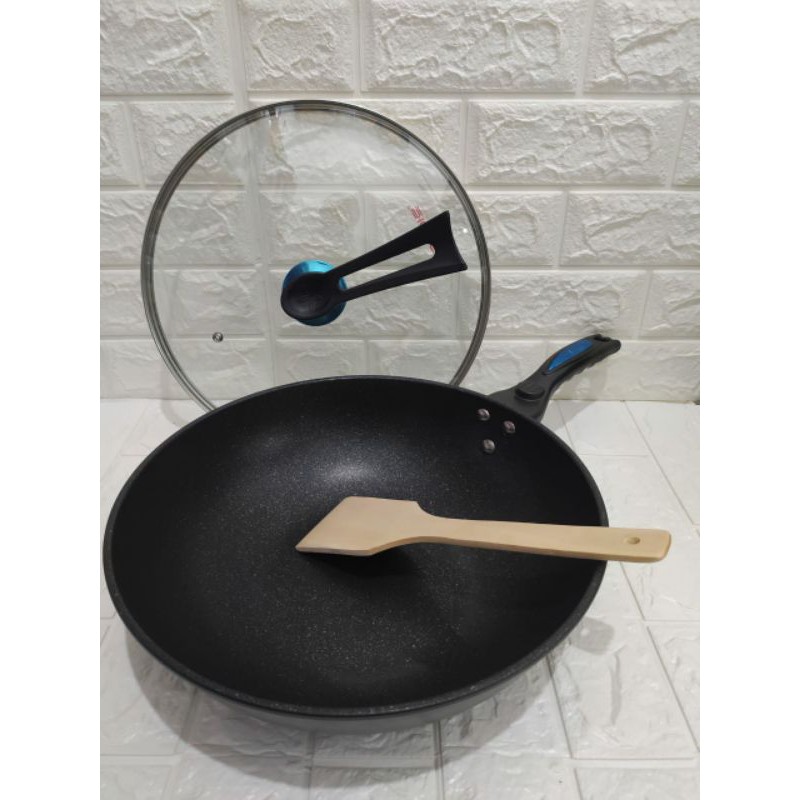 Jual TEFLON MARBEL COATING 36CM + TUTUP KACA M16 | Shopee Indonesia