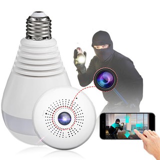 Jual Kamera Lampu V380 CCTV Bentuk Bohlam Panorama V360 SPY Camera ...