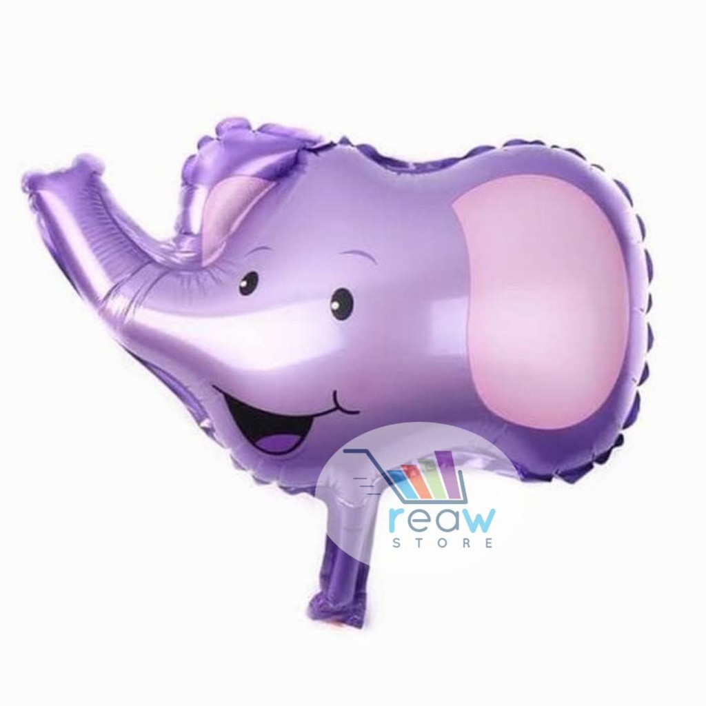 Jual Balon Foil Kepala Binatang / Hewan Gajah | Shopee Indonesia
