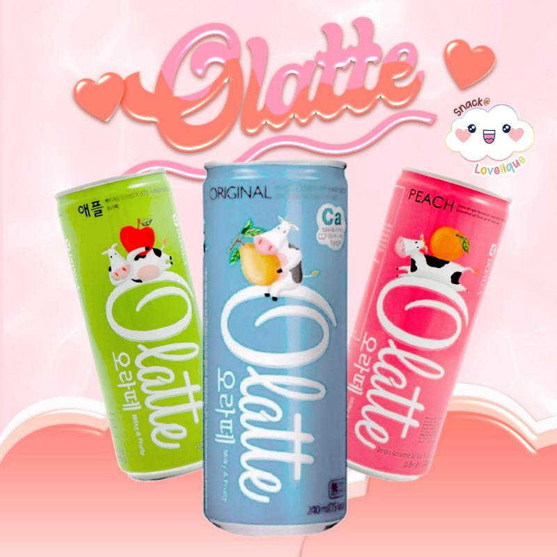 Jual Olatte Korean Milk / Susu Korea Olatte / Pear / Peach / Apel Apple ...