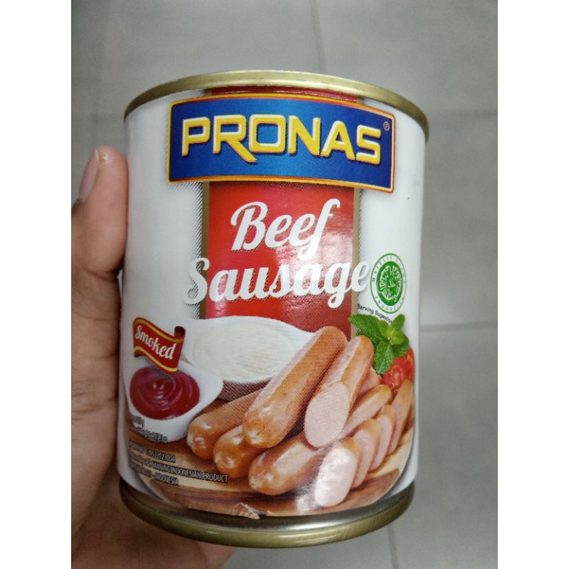 Jual PRONAS SOSIS SAPI BEEF SAUSAGE SMOKED 325GR | Shopee Indonesia