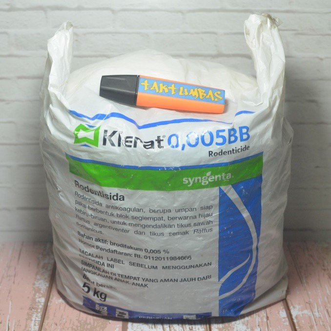 Jual Rodentisida Racun TIkus Klerat 0,005 BB 5 kg Ampuh Basmi Tikus ...