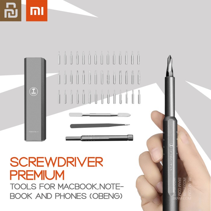 Jual Screwdriver Premium Tools For Macbook,Notebook and Phones (Obeng ...