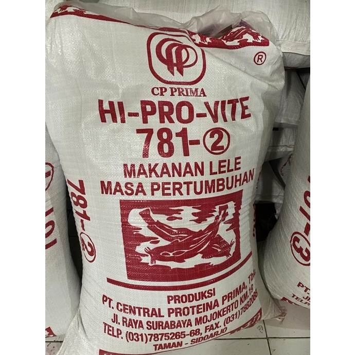 Jual khusus gojek pakan lele hi provite 781-2 1 sak / karung | Shopee ...