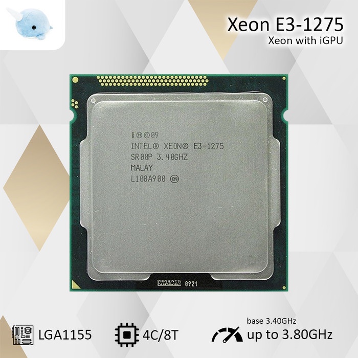 Jual Intel Xeon E3-1275 Processor 3.80GHz LGA 1155 CPU Second 4C8T ...