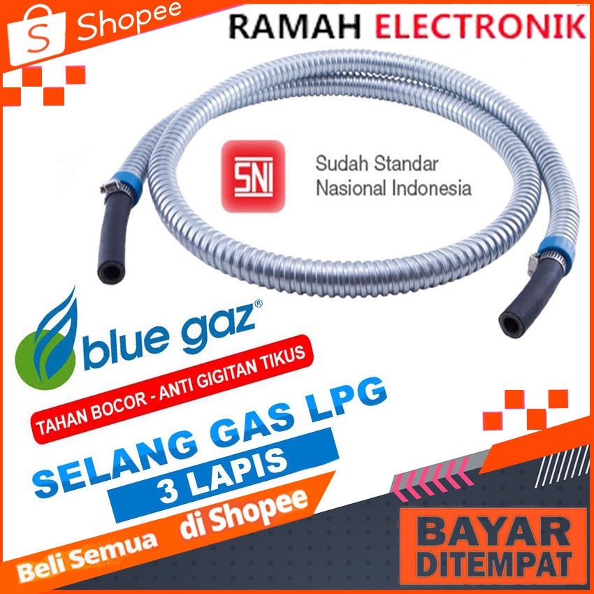 Jual Selang Gas Blue Gaz Selang Gas Bluegaz | Shopee Indonesia