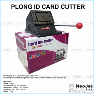 Jual Mesin Potong ID Card Alat Plong ID Card PVC Card Die Cutter ...