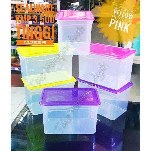 Jual Toples Kotak Bening. Toplew Coklat. Toples KMP 3.500 TINGGI Tutup ...