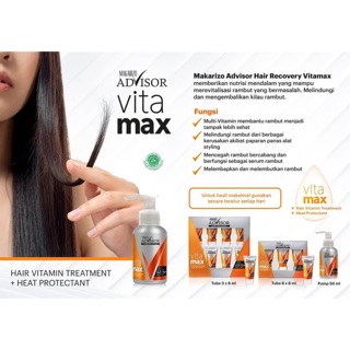 Jual MAKARIZO Advisor Hair Recovery Vitamax [ 8pcs@8ml | 50ml ...