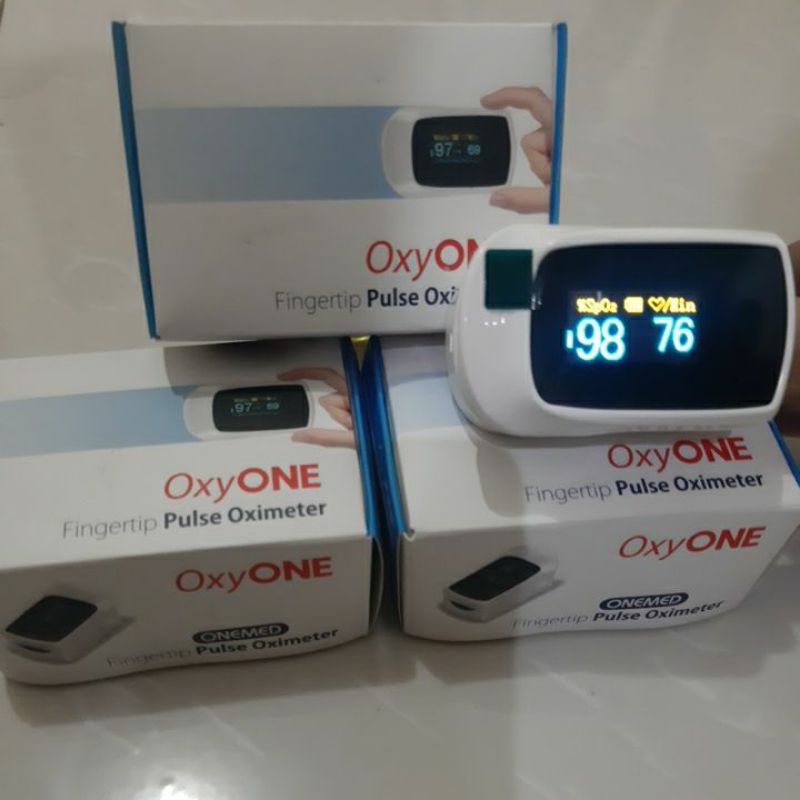 Jual Fingertip Pulse Oxymeter Oxy One Pulse Oximeter Onemed Indonesia ...