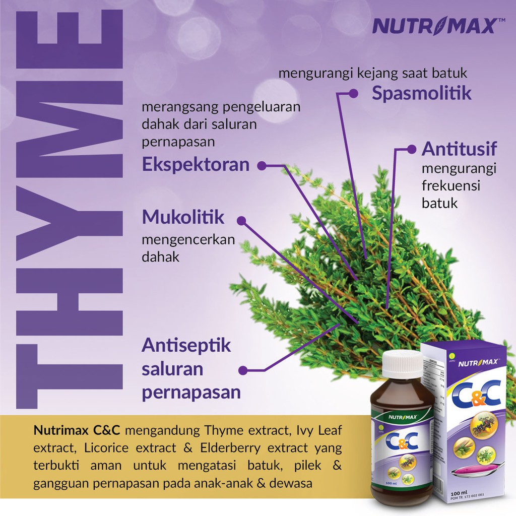 Jual Nutrimax C&C Syrup Obat Batuk Pilek Kering/Berdahak - 100 ml ...