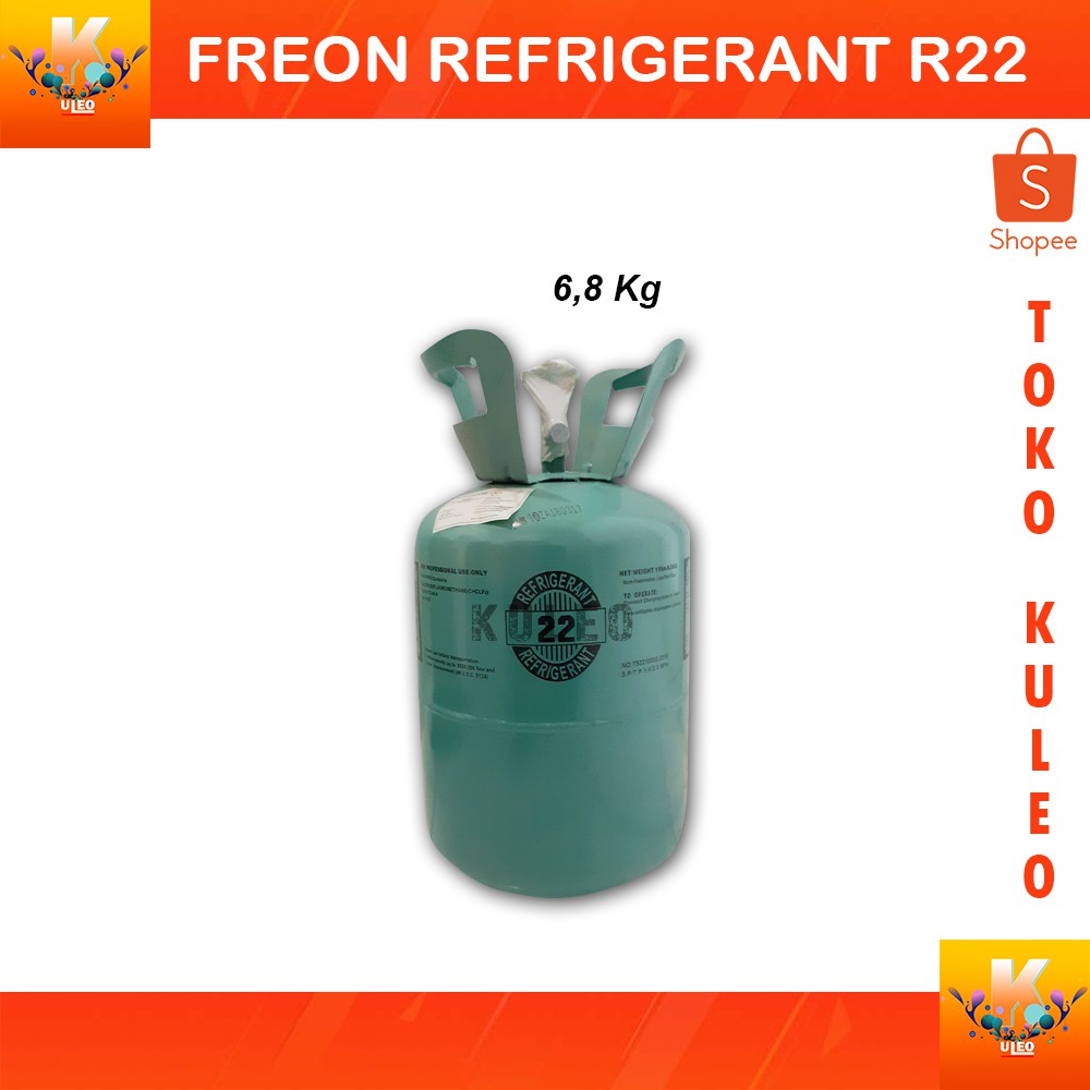Jual Freon AC R22 REFRIGERANT 6,8 Kg OrIginal / Freon R 22 refrigerant ...