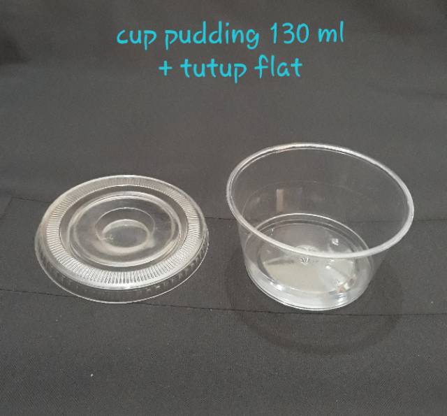 Jual Cup puding puyo 130 ml / tempat pudding / gelas puding uk 130 ml ...
