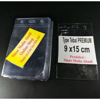 Jual Plastik Nametag 9x15 tebal PREMIUM / Name Tag 9 x 15 Kantong ...