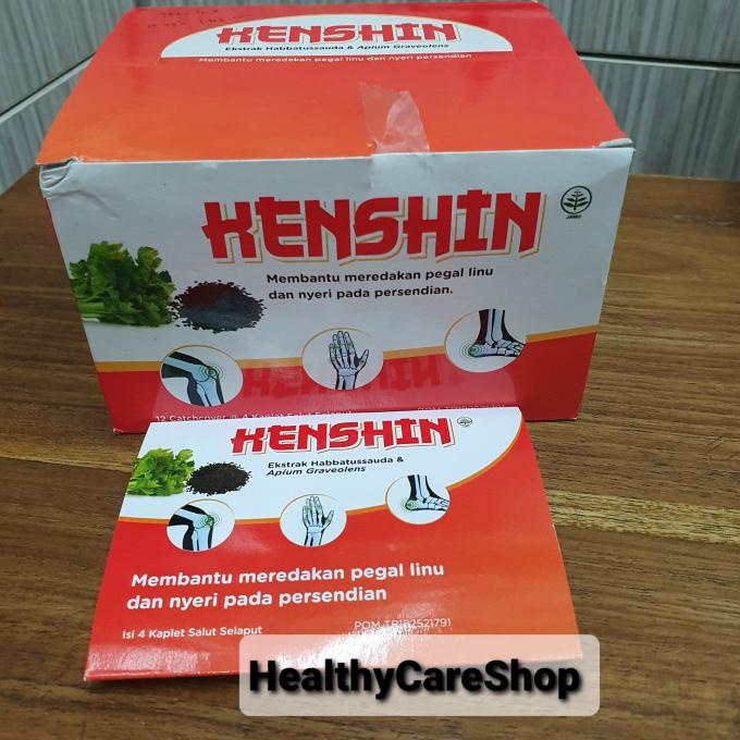 Jual Kenshin/Kensin/Hensin obat pegel linu dan nyeri sendi | Shopee ...