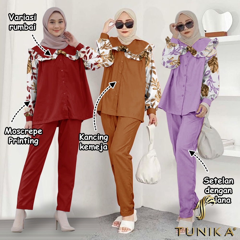 Jual Baju Setelan Wanita Kekinian - One set Wanita - Setelan Tunik ... Jual Baju Setelan Wanita Kekinian - One set Wanita - Setelan Tunik ...