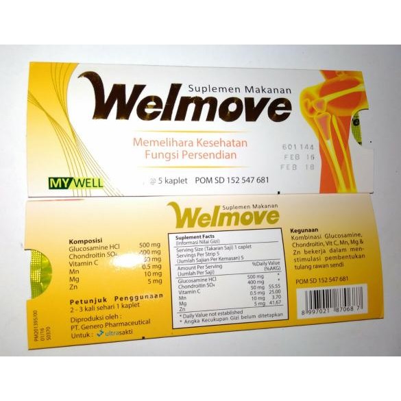 Welmove Suplemen Sendi Pegal Linu | Shopee Indonesia