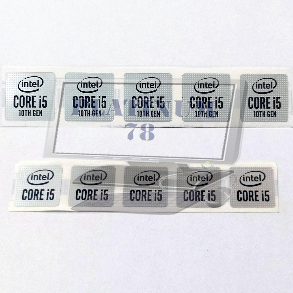 Jual Sticker Stiker Logo intel Core i5 Gen 10 Original | Shopee Indonesia