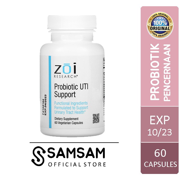 Jual Zoi Research Probiotic UTI Support isi 60 Kapsul | Probiotik ...