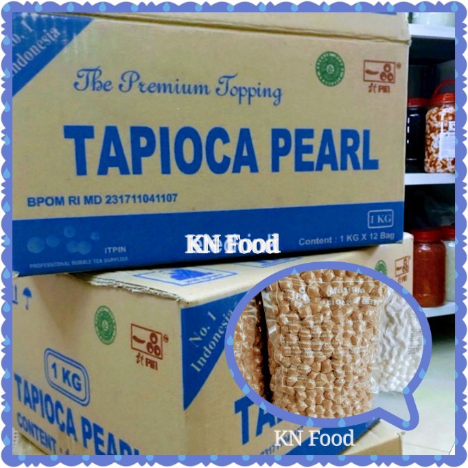 Jual Bubble Tapioca Pearls 1 dus kemasan 12 kg -Bubble 1 DUS 12kg ...