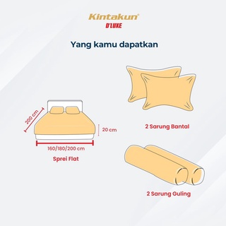 Jual KINTAKUN - Sprei Seprai Sprey Sepray KINTAKUN DELUXE Kasur Set Ori ...