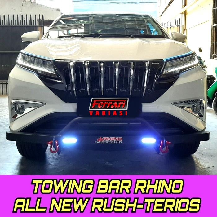 Jual Bumper depan besi rhino mobil all new Rush Terios 2018 FERRARI ...