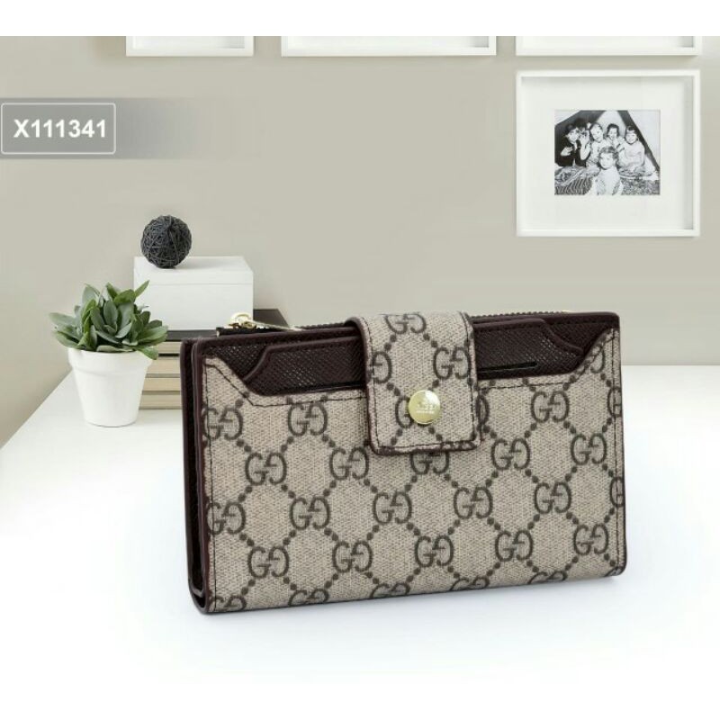 Jual (PENDEK) DOMPET GUCCI SX10021 (LOGO BULAT) | Shopee Indonesia