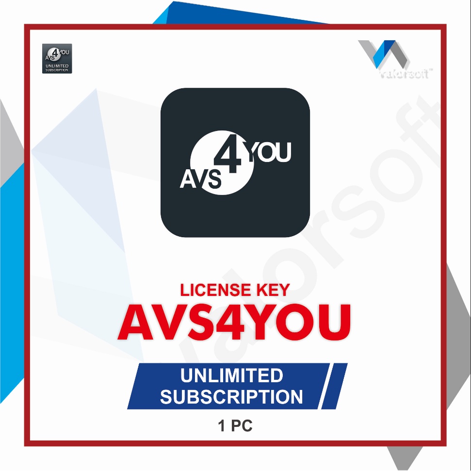Jual Lisensi Key AVS4YOU Unlimited Subscription/Access - ORIGINAL ...