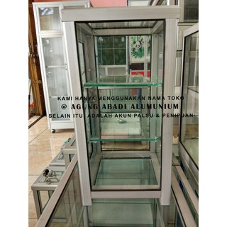 Jual Etalase Kaca / Rak Alumunium Apotek Obat | Shopee Indonesia