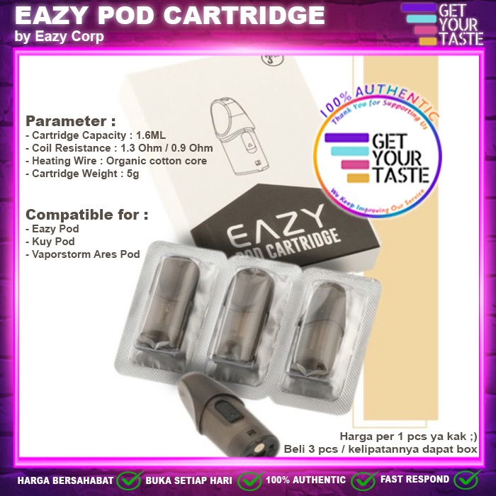 Jual Cartridge Eazy Pod 100% Authentic by Eazy.Corp - Catridge Easy ...