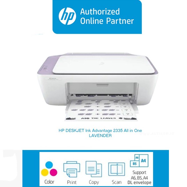 Jual Printer HP Deskjet 2335 Lavender Ink Advantage All In One Printer | Shopee Indonesia