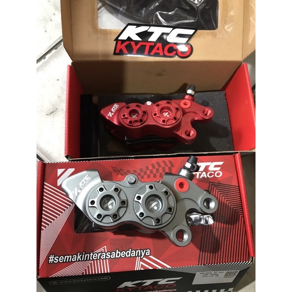 Jual kaliper 4 piston kanan motif gold red black grey ktc kytaco kaliper ktc kytaco 4 piston ...