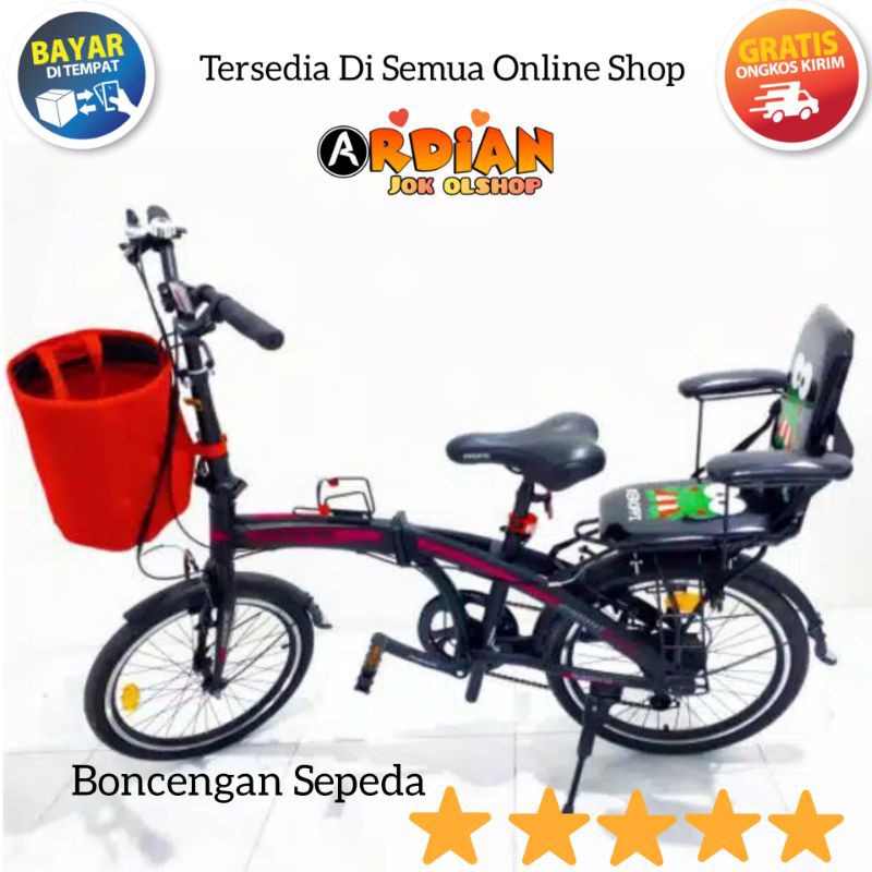 BONCENGAN SEPEDA SEMUA JENIS SEPEDA ONTHEL DAN LIPAT | Shopee Indonesia