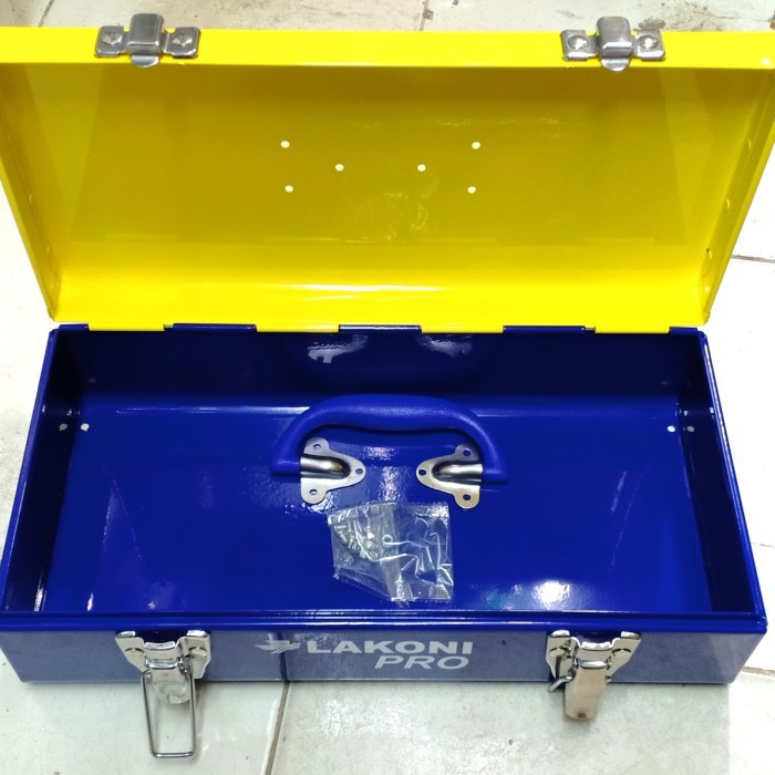 Jual JETJO TOOLS TOOL BOX 1 SUSUN BESI METAL WADAH KOTAK BIRU KUNING ...