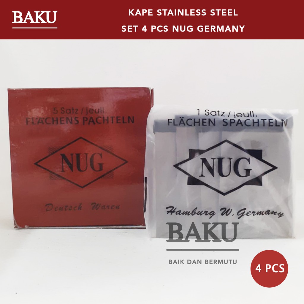 Jual Kape Stainless Steel Set 4 pcs Nug Germany | Shopee Indonesia