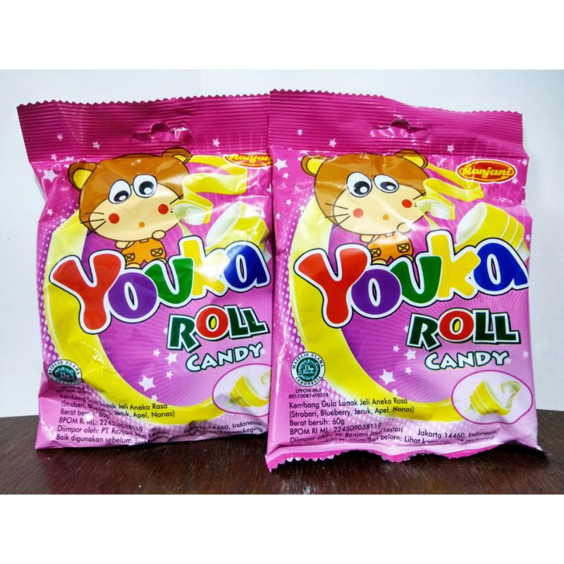 Jual Permen Youka Roll Candy Ranjani Kembang Gula Lunak Jeli Aneka Rasa ...