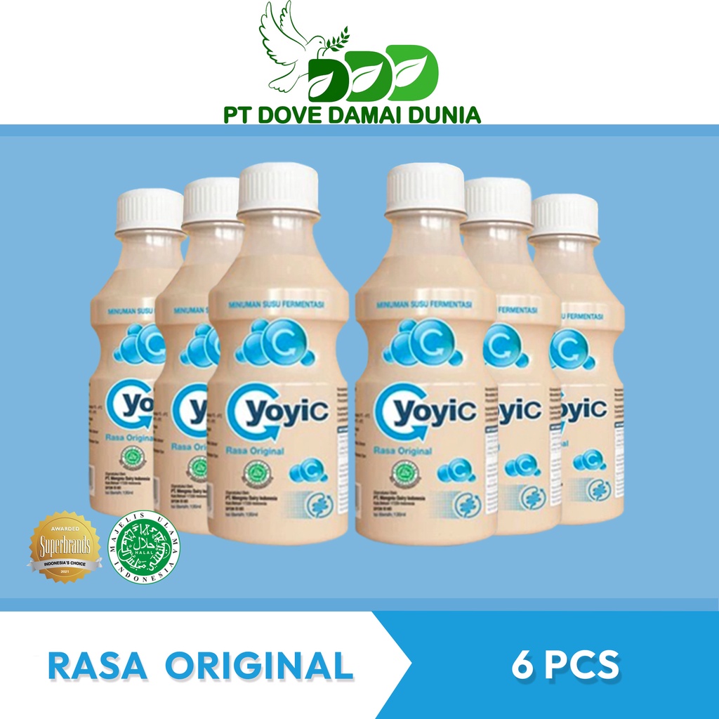 Jual 6 Botol Yoyic Minuman Susu Fermentasi 130mL Original Indonesia ...