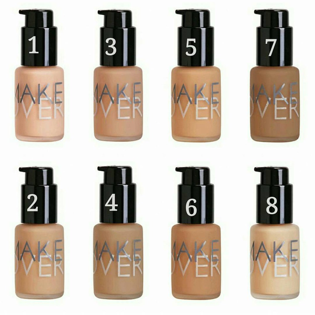 MAKEOVER Ultra Cover Liquid Matte Foundation | Shopee Indonesia