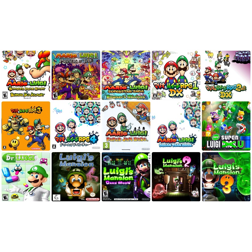 Jual Mario & Luigi Game Paket Lengkap SEMUA SERI untuk PC Laptop | Shopee Indonesia