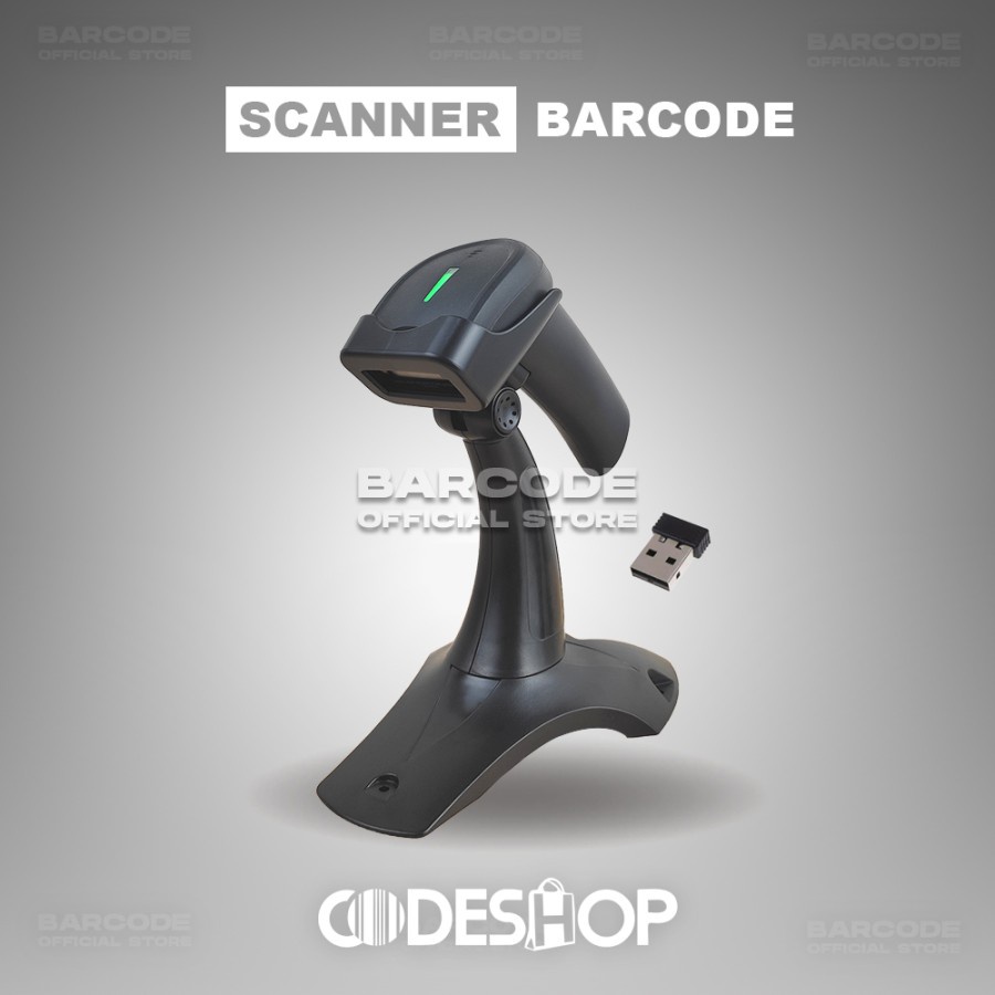 Jual Scanner Barcode Codeshop CD-207BT Wireless ( 1D & 2D ) QR Code E ...