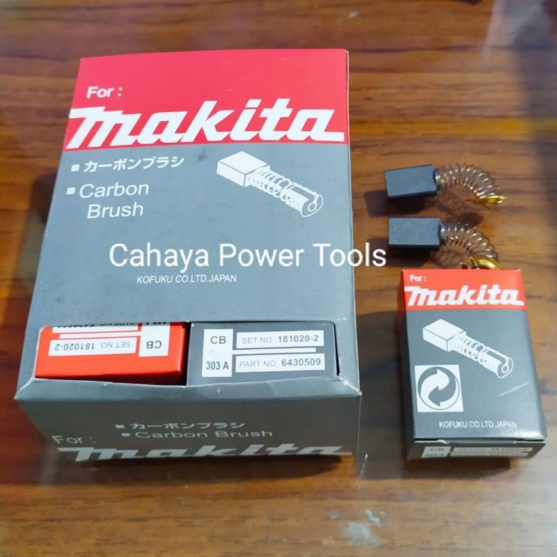 Jual Makita CB 303A carbon brush Circle Maktec MT580/583 | Shopee Indonesia